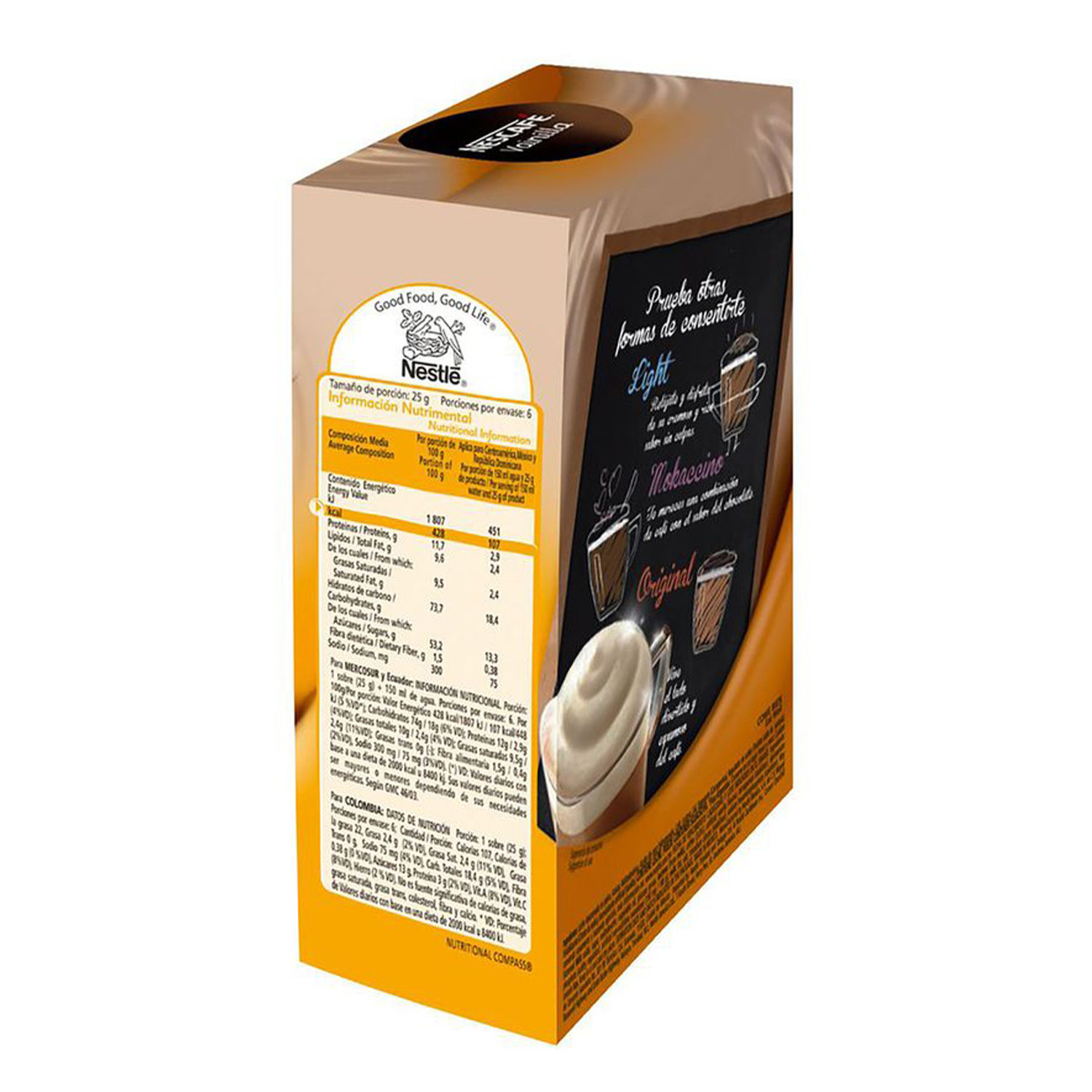 Cafe Instantaneo Capuccino Vainilla Nescafe Caja 150 G | Auto Mercado