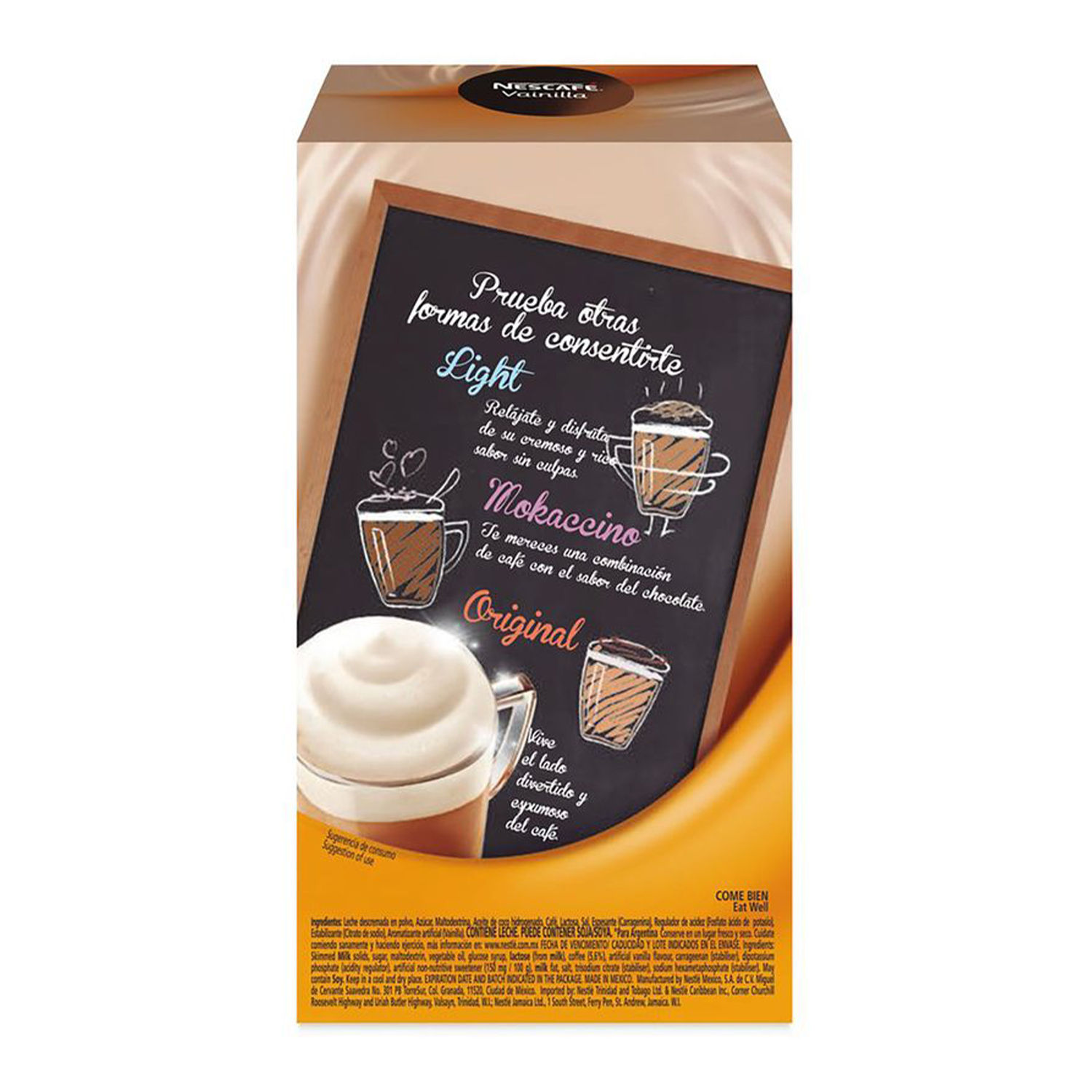 Cafe Instantaneo Capuccino Vainilla Nescafe Caja 150 G | Auto Mercado