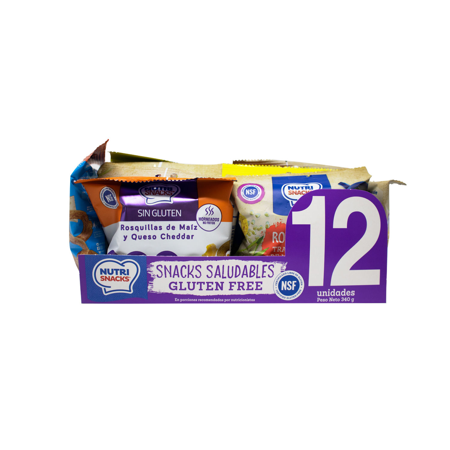 Merienda Salada Nutrisnacks Paquete 340 G | Auto Mercado