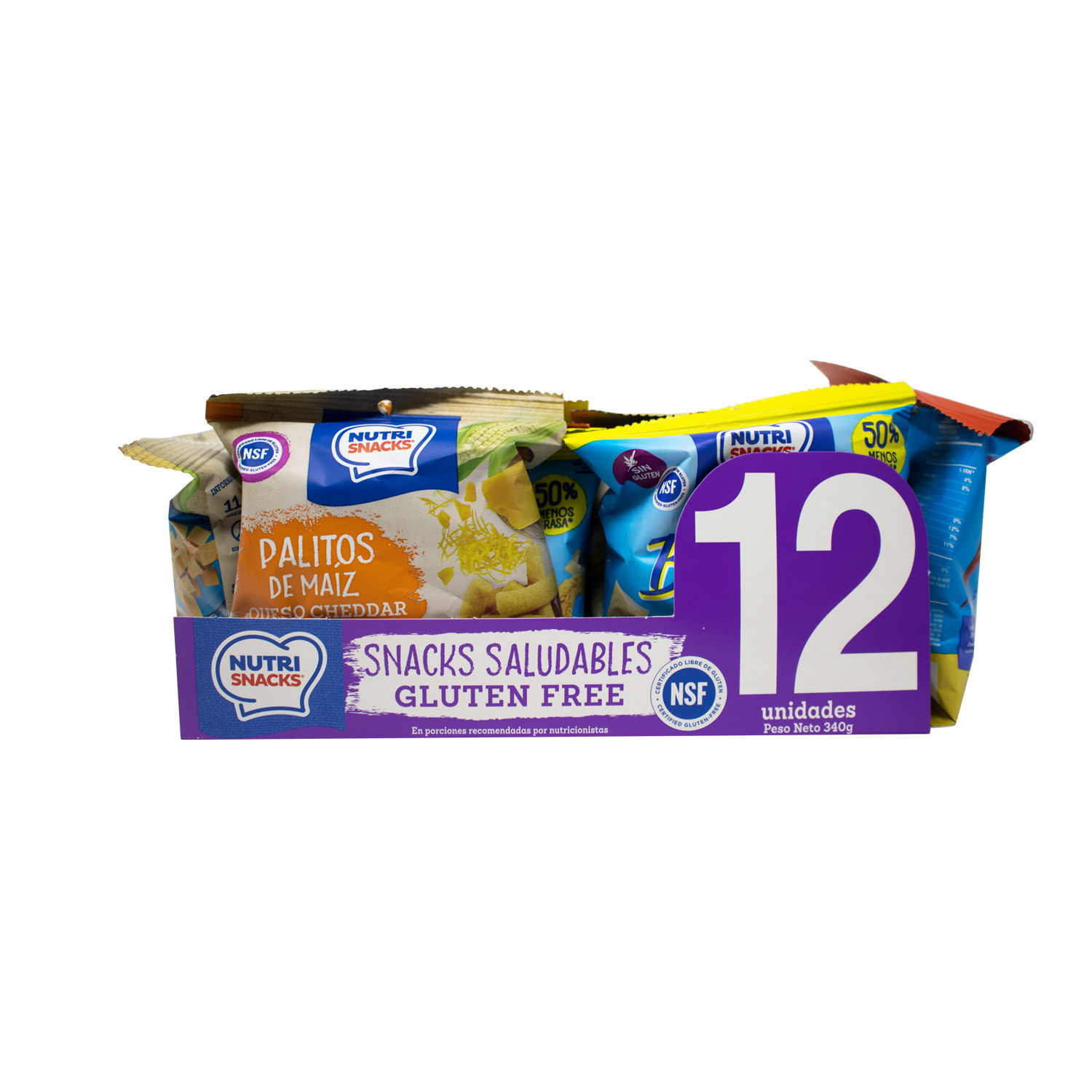 Merienda Salada Nutrisnacks Paquete 340 G | Auto Mercado