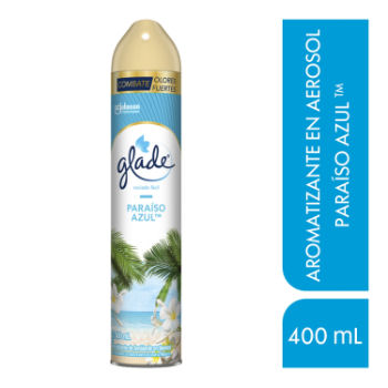 Desodorante Ambiental Aerosol Paraiso Azul Glade Lata 400 Ml | Auto Mercado