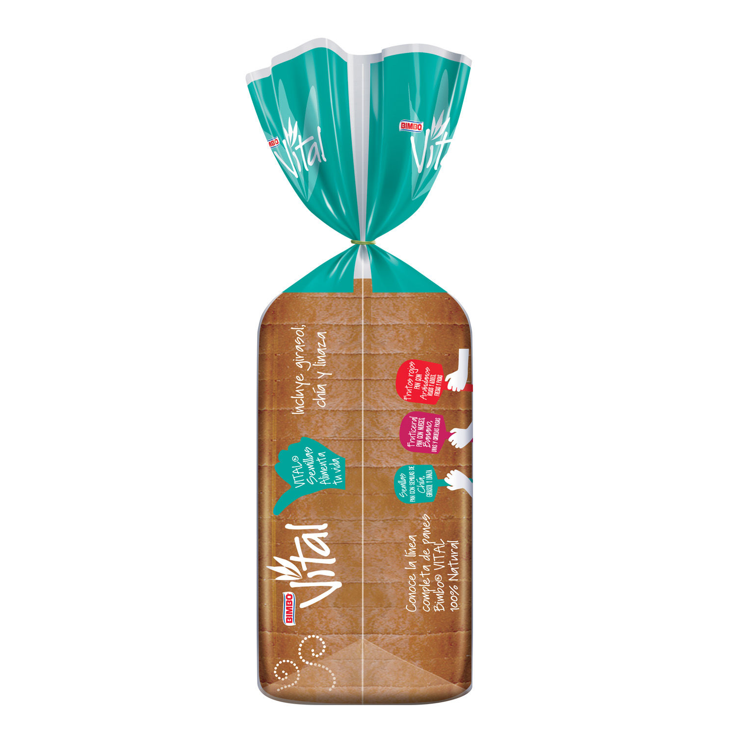 Pan Empacado Integral Semillas Bimbo Paquete 600 G | Auto Mercado