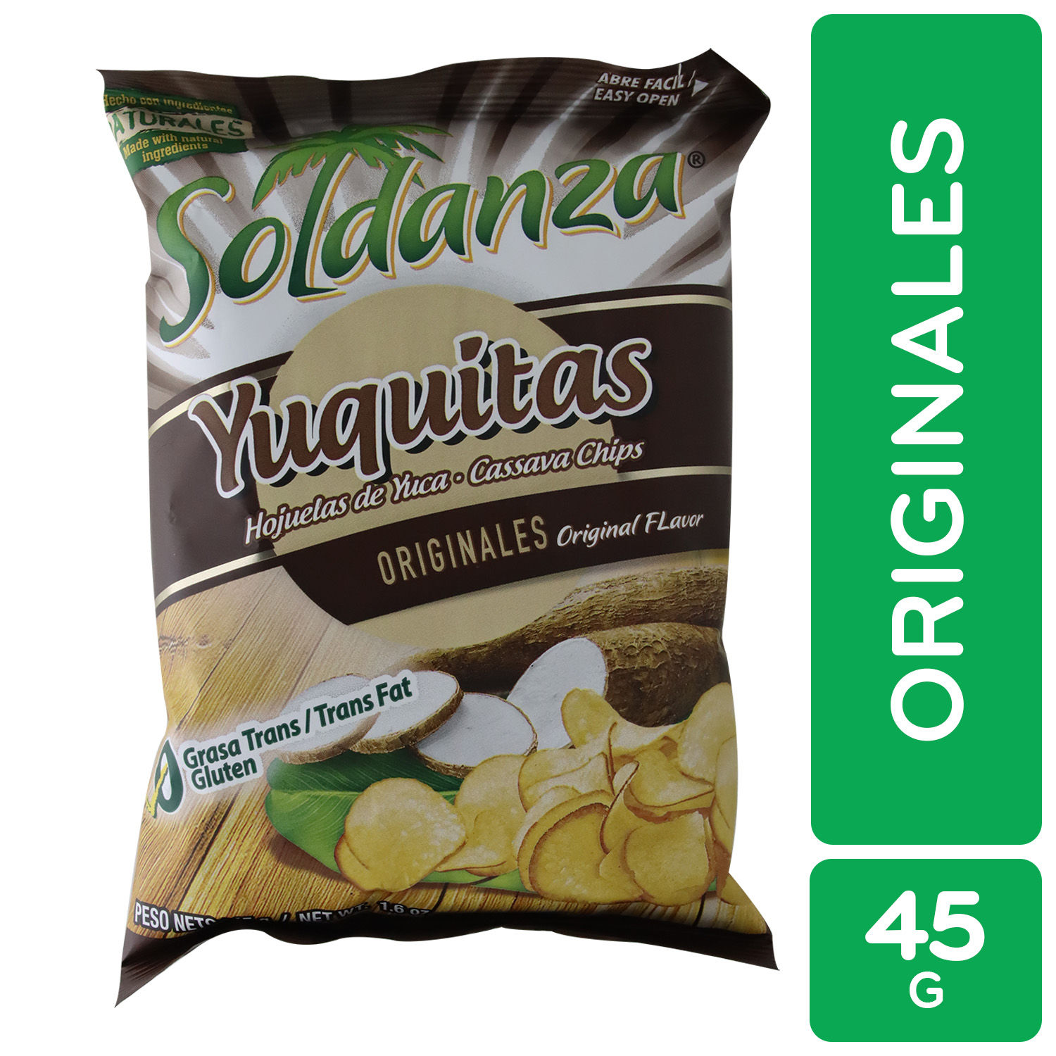 Yuca Tostada Soldanza Paquete 45 G | Auto Mercado