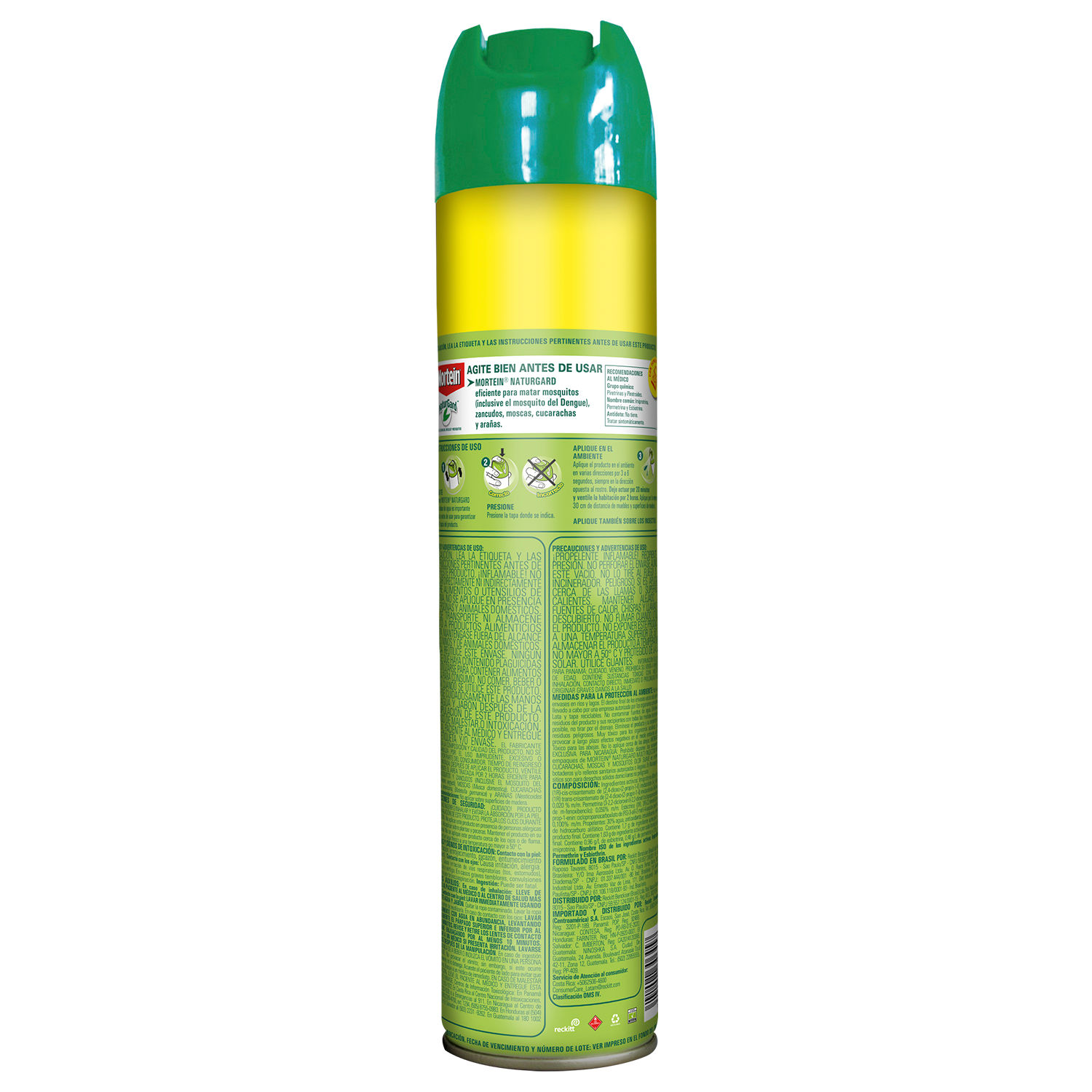 Insecticida Aerosol Multinsecto Olor Suave Mortein Lata 450 Ml | Auto ...