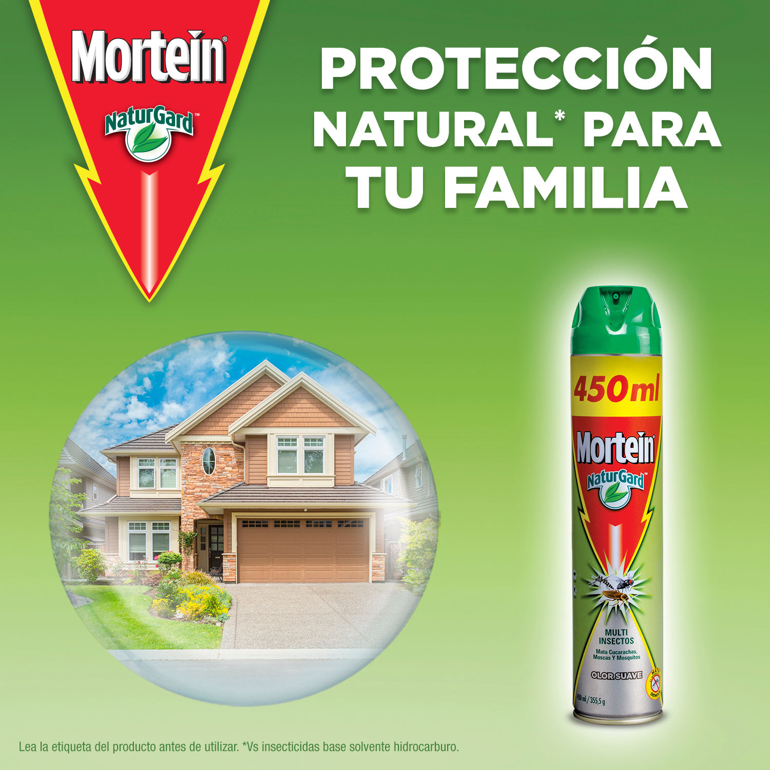Insecticida Aerosol Multinsecto Olor Suave Mortein Lata 450 Ml | Auto ...