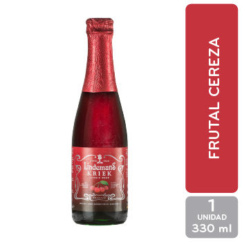 Cerveza Importada Cereza Belgica Lindemans Botella 250 Ml | Auto Mercado