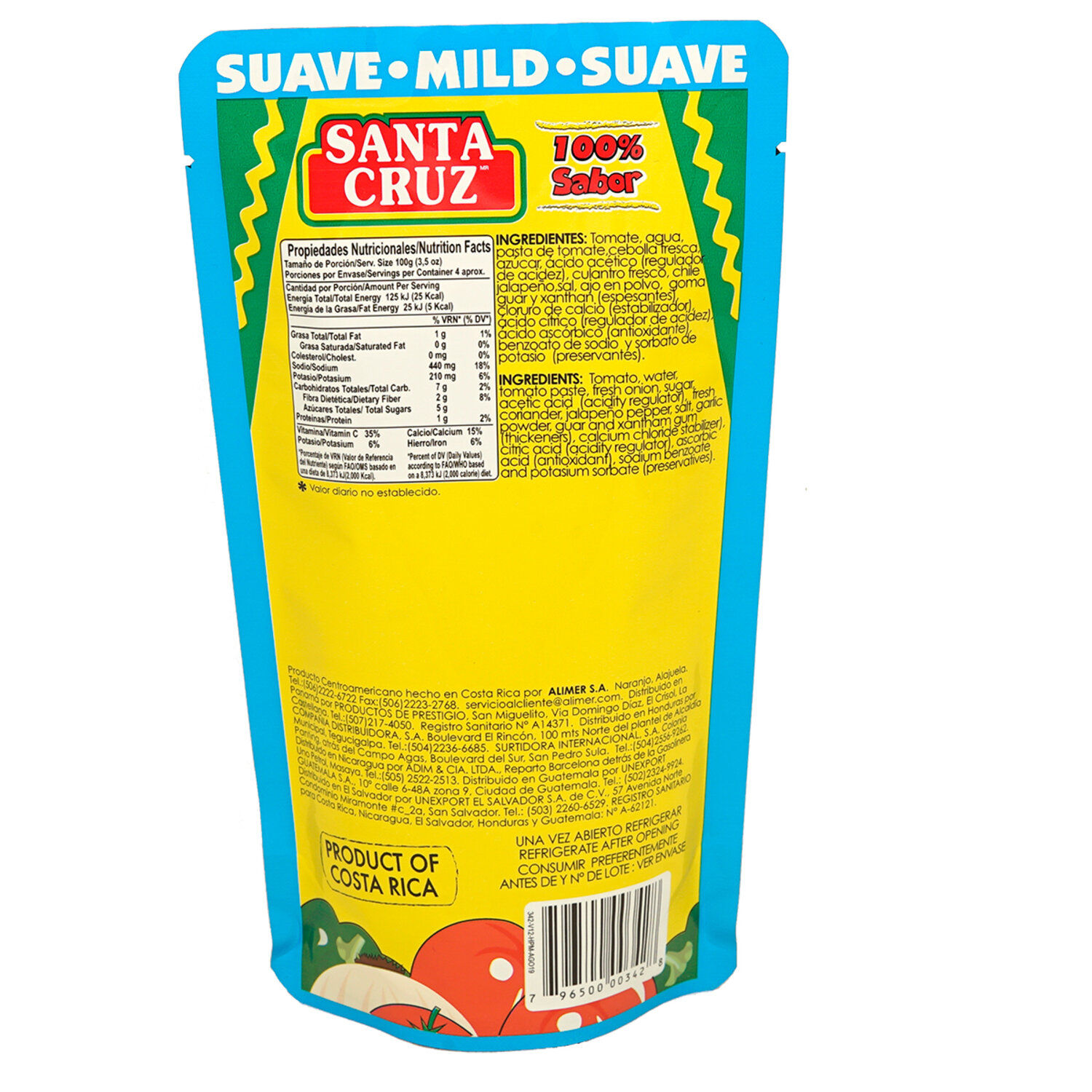Salsa Chunky Suave Santa Cruz Paquete 400 G | Auto Mercado