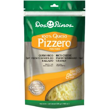 Queso Pizzero Rallado Dos Pinos Paquete 225 G | Auto Mercado