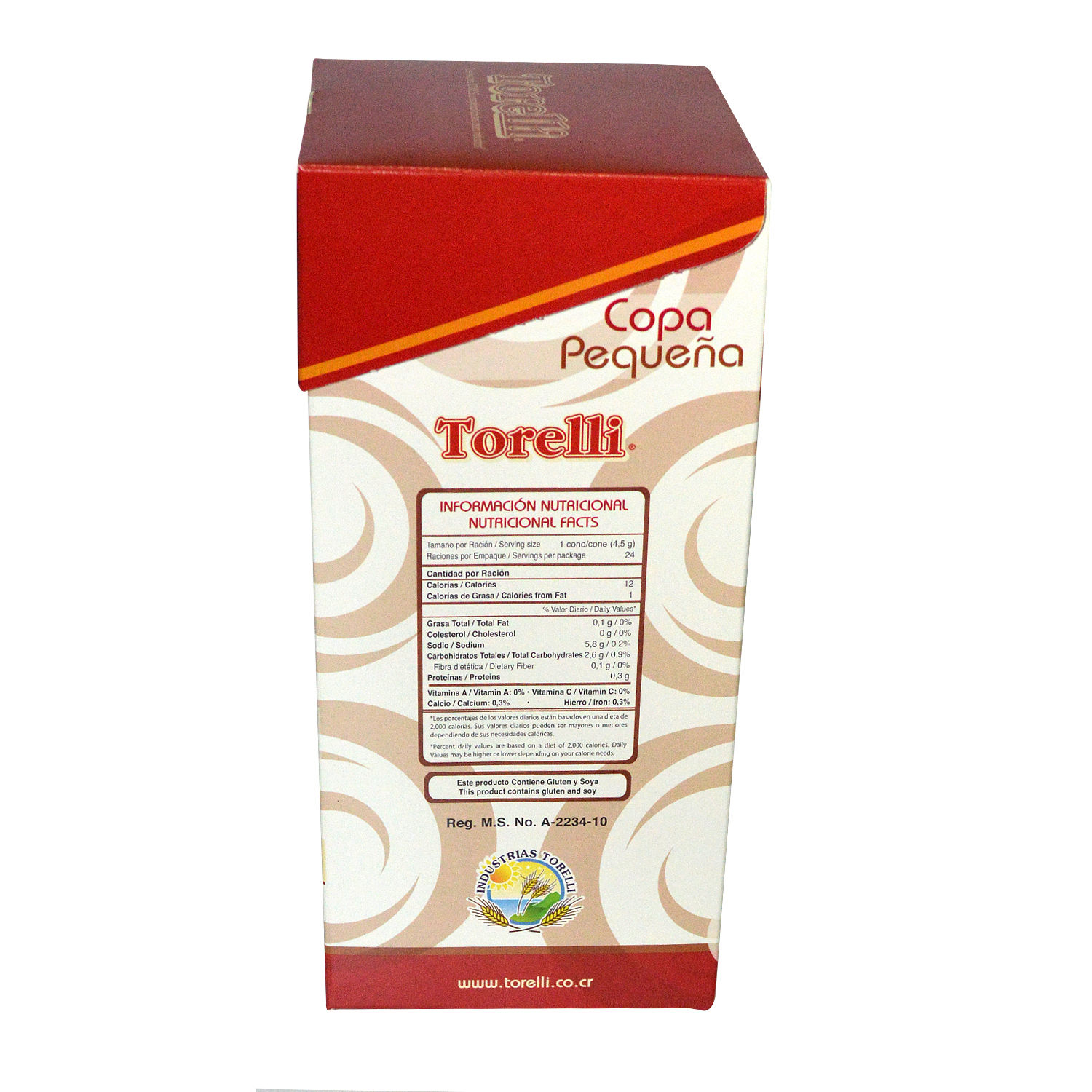 Cono Copa Pequeño Torelli Caja 108 G | Auto Mercado