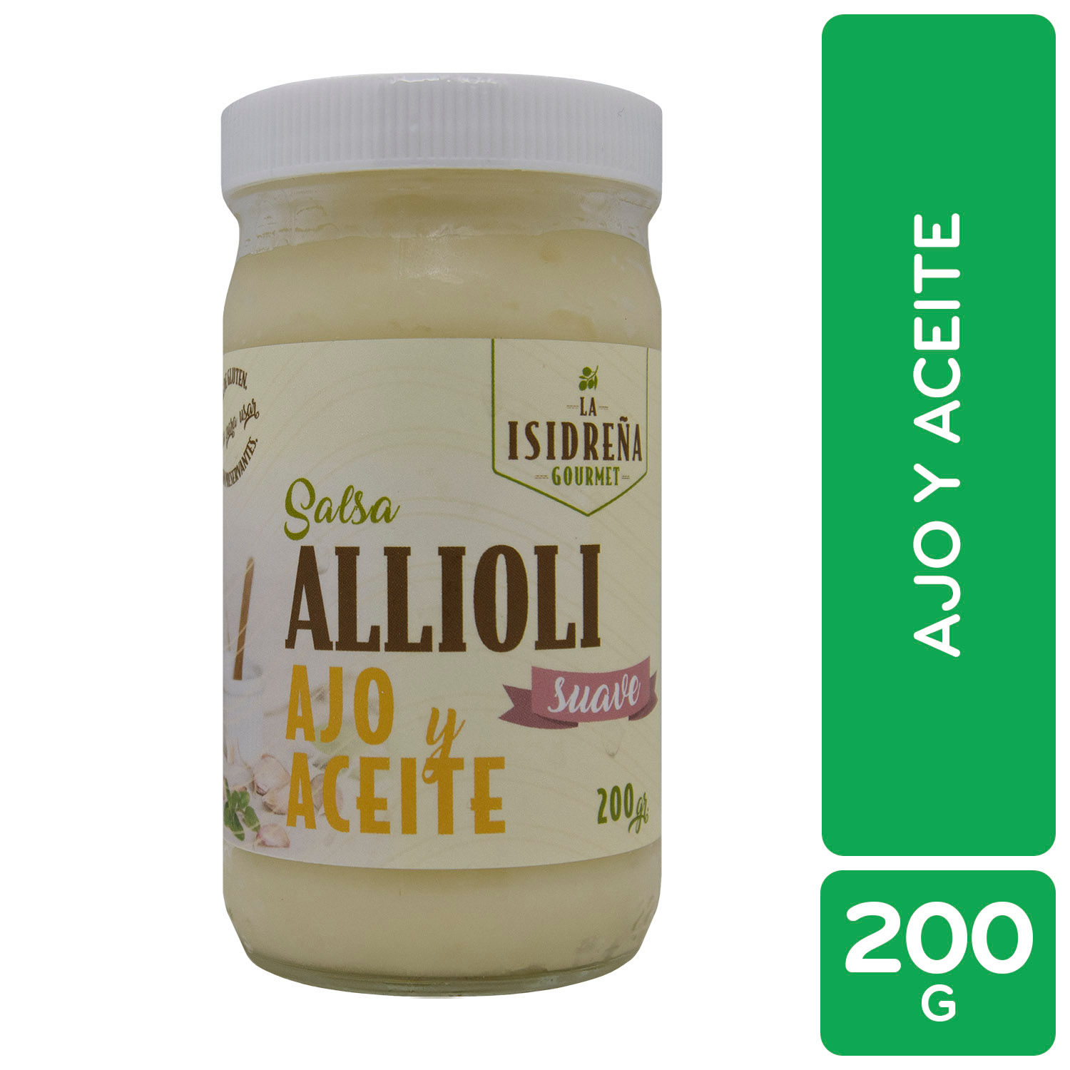 Dip Allioli Espanol La Isidrena Gourmet Envase 200 G | Auto Mercado