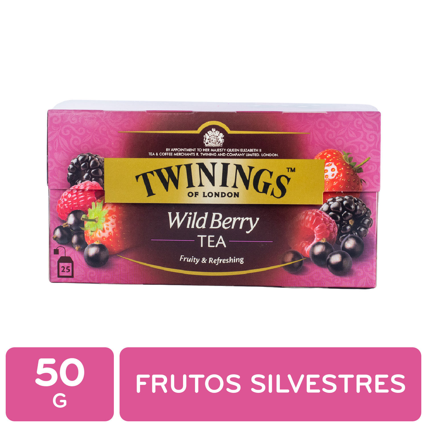 Te Frutos Rojos Twining Caja 50 G | Auto Mercado