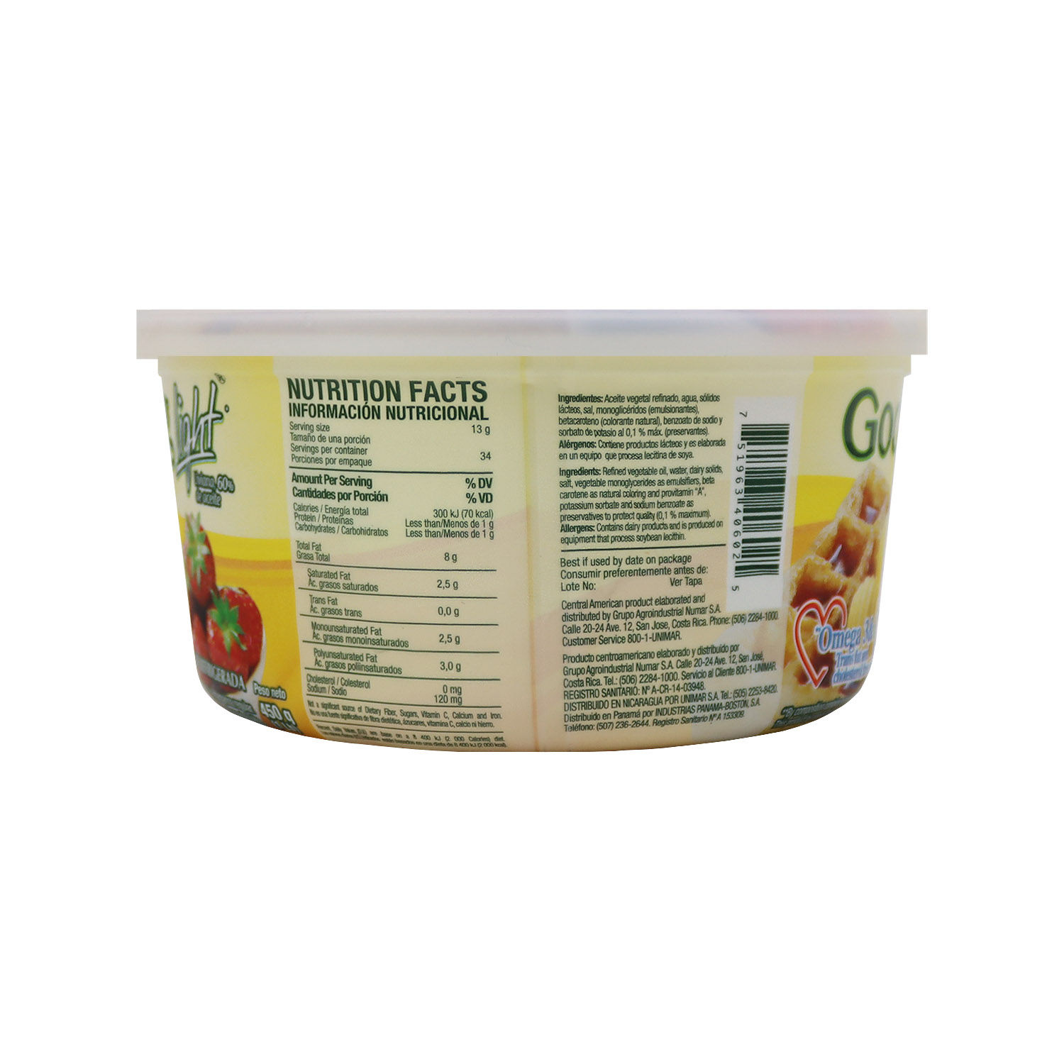 Margarina Light Goodliving Envase 450 G | Auto Mercado