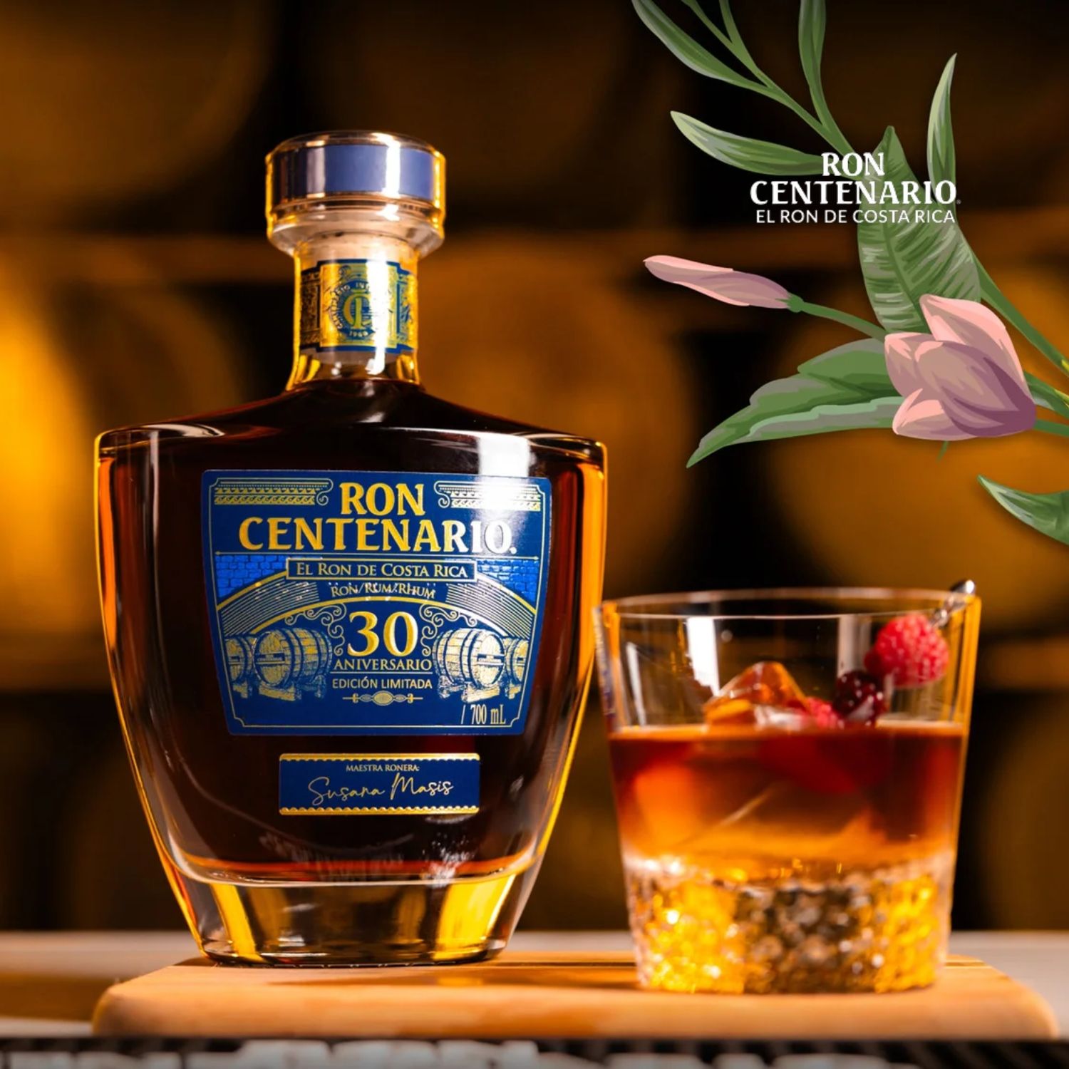 Ron Añejo 30 Años Centenario Botella 700 Ml | Auto Mercado