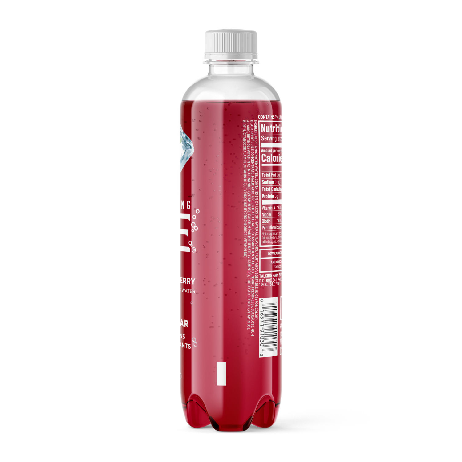 Agua Gasificada Saborizada Framb Negra Sparkling Ice Botella 502.8 Ml ...