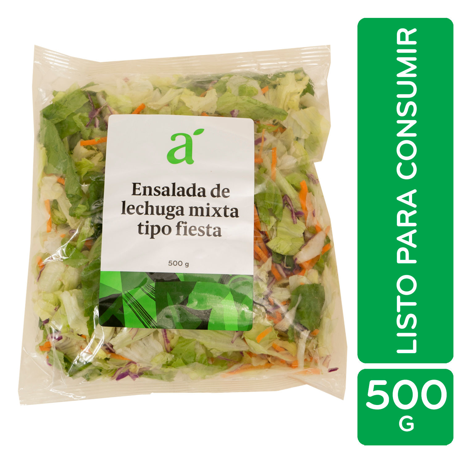 Ensalada Lechuga Mixta Fiesta Auto Mercado Paquete 500 G | Auto Mercado