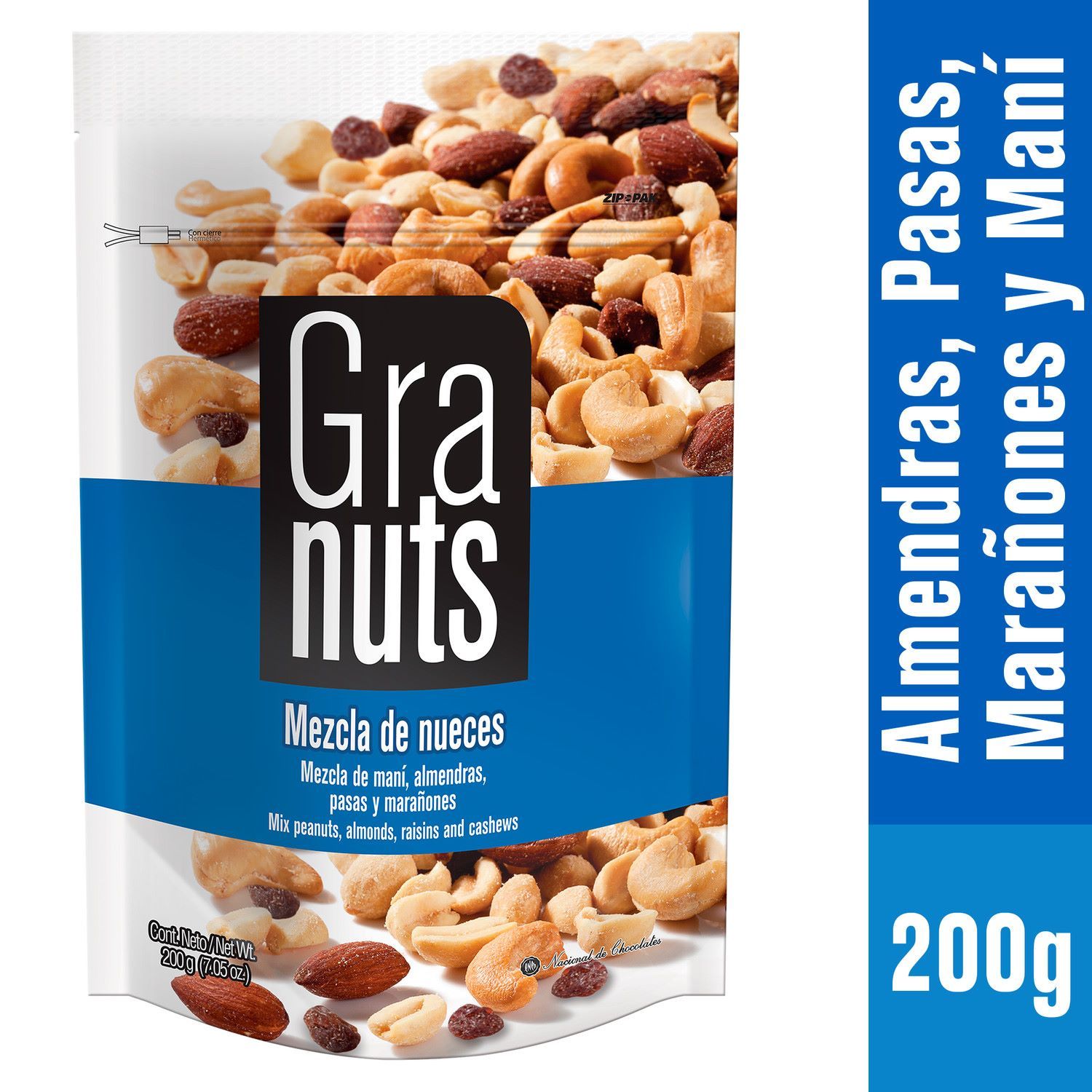 Semillas Mixtas Nueces Granuts Paquete 180 G | Auto Mercado