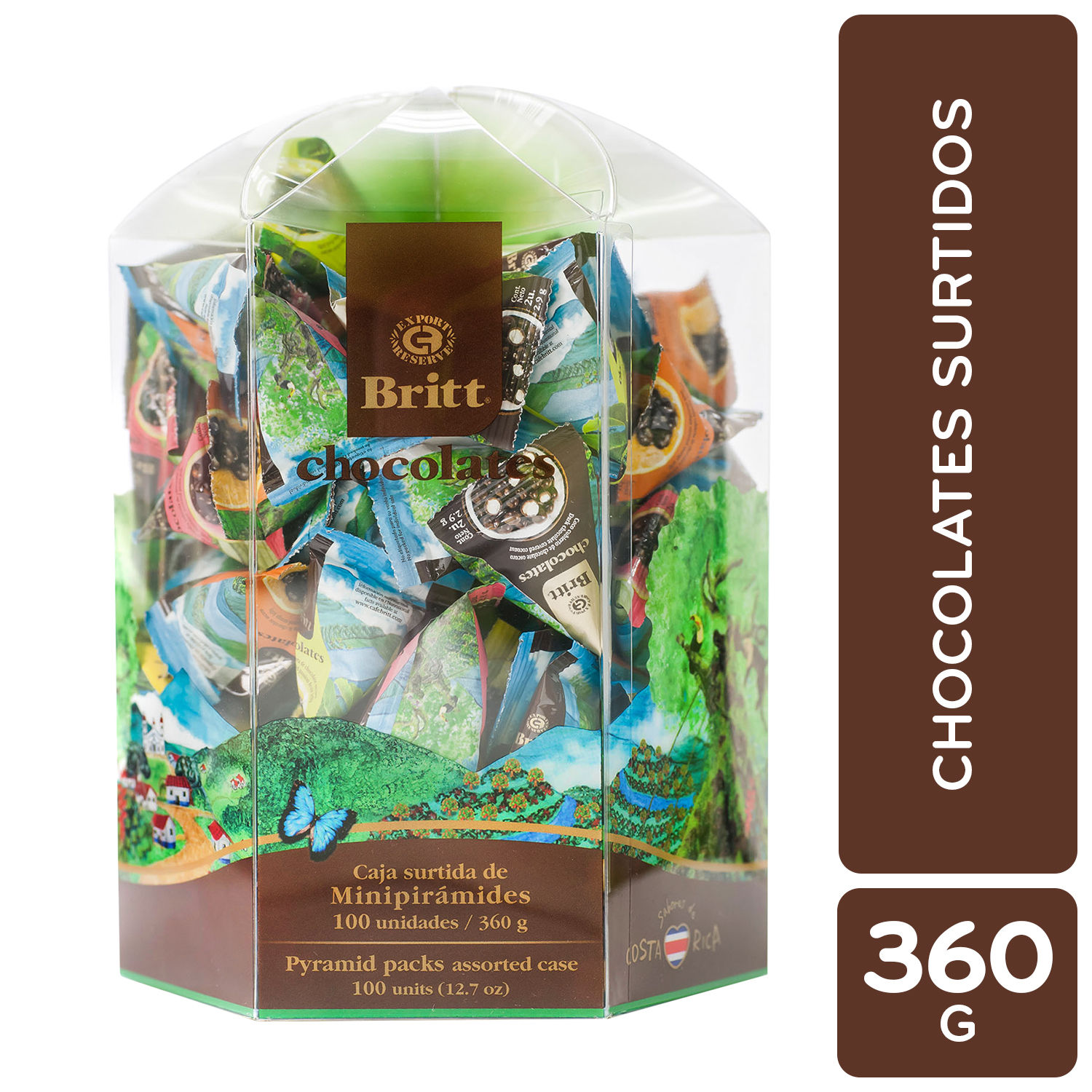Chocolate Surtido Minipiramides Britt Caja 290 G | Auto Mercado