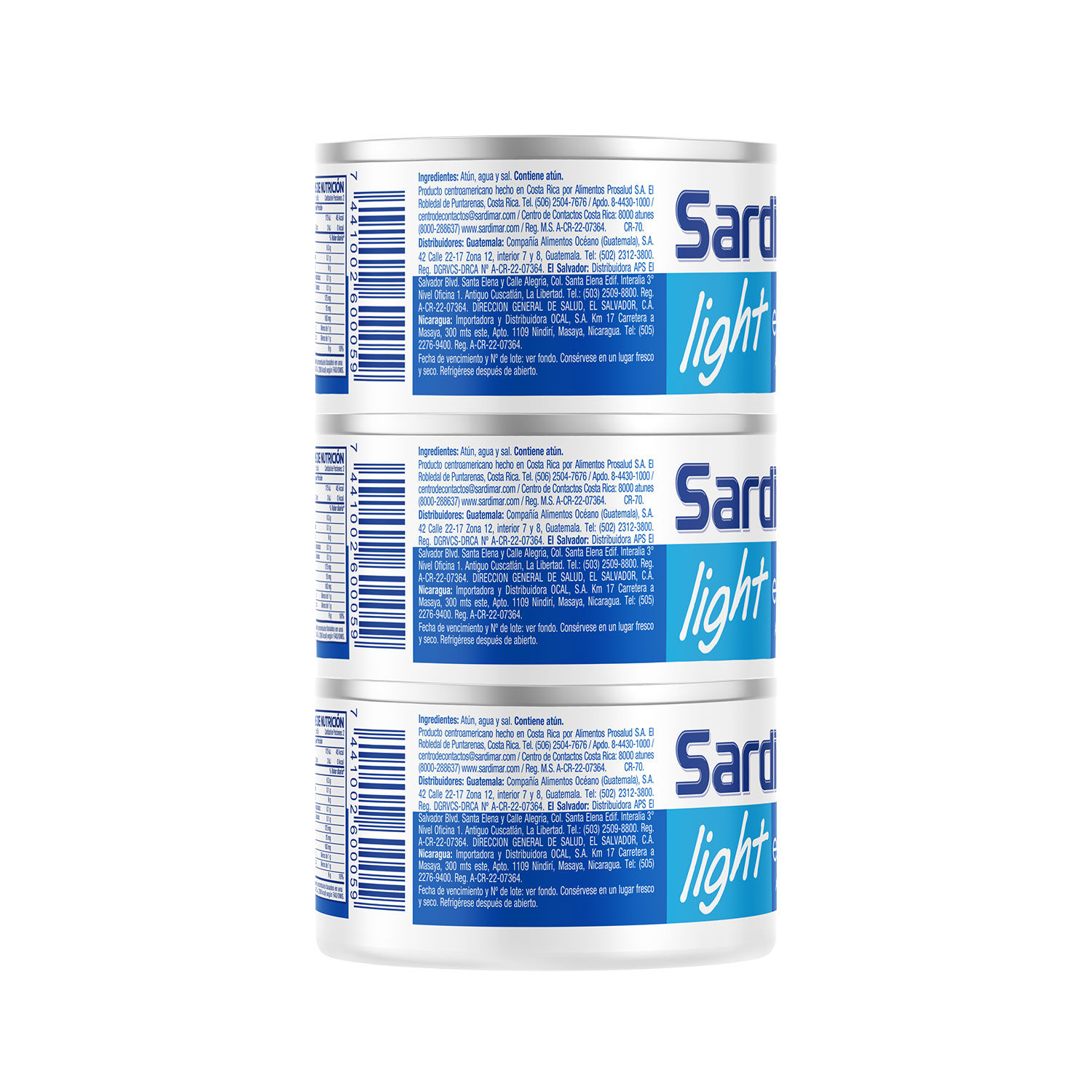 Atun Lomo Trozos Agua Light 6u Sardimar Paquete 630 G | Auto Mercado