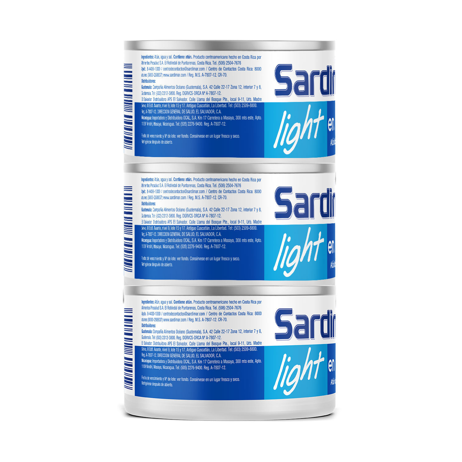 Atun Lomo Trozos Agua Light 6u Sardimar Paquete 630 G | Auto Mercado