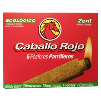 Fosforo Parrilleros Bbq Caballo Rojo Unidad | Auto Mercado