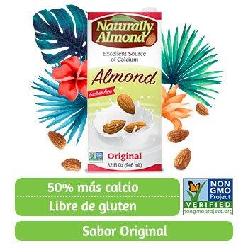 Bebida Semilla Almendra Liquido Original Naturally Almond Tetra Brick ...