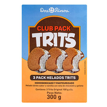 Helado Trits 3u Dos Pinos Caja 300 G | Auto Mercado