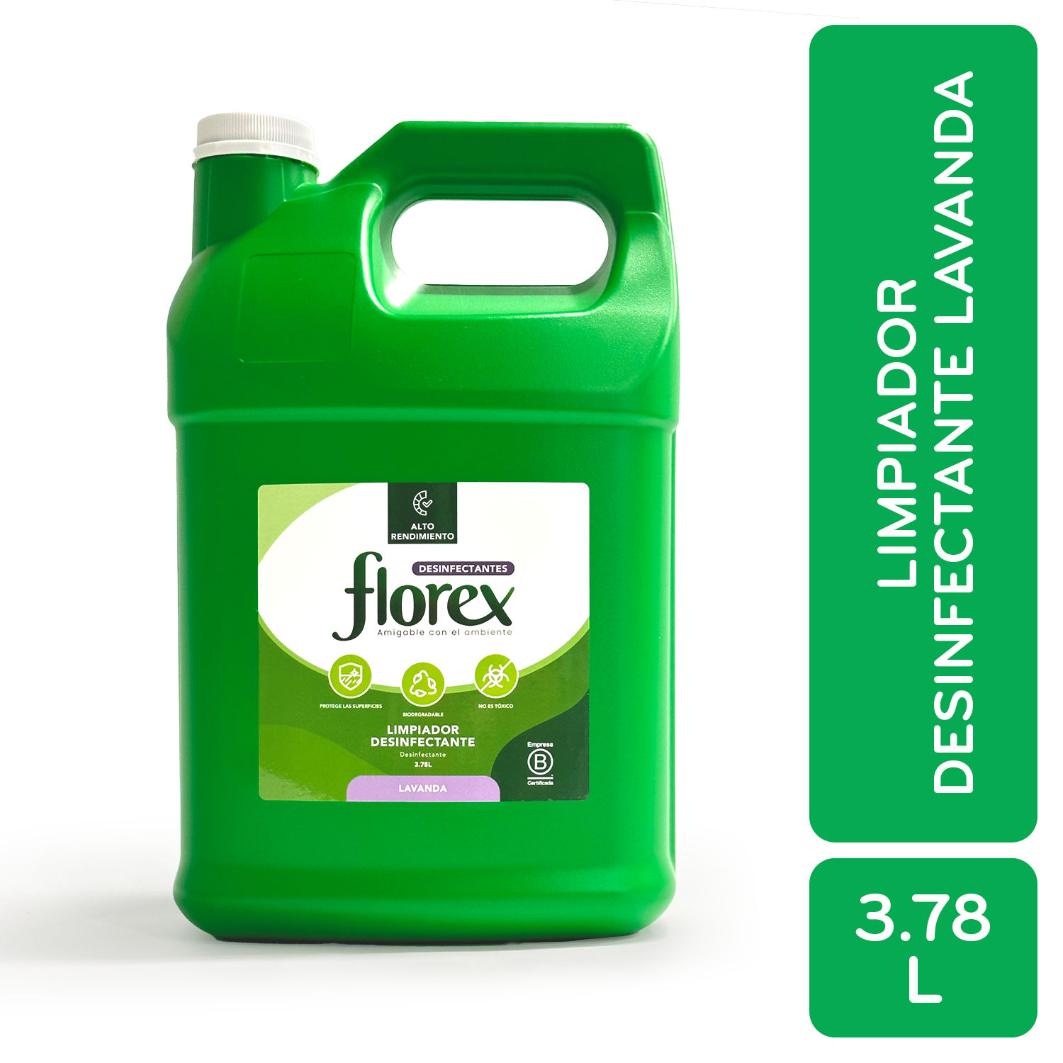 Desinfectante Liquido Lavanda Biodegradable Florex | Auto Mercado