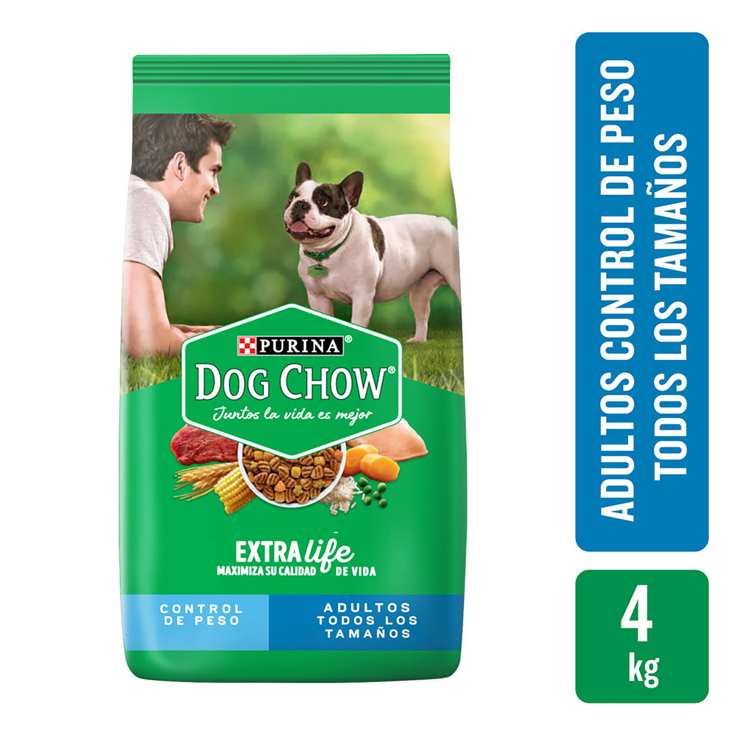 Alimento Perro Seco Adulto Sano Y Forma Purina Dog Chow Bolsa 4 Kg ...