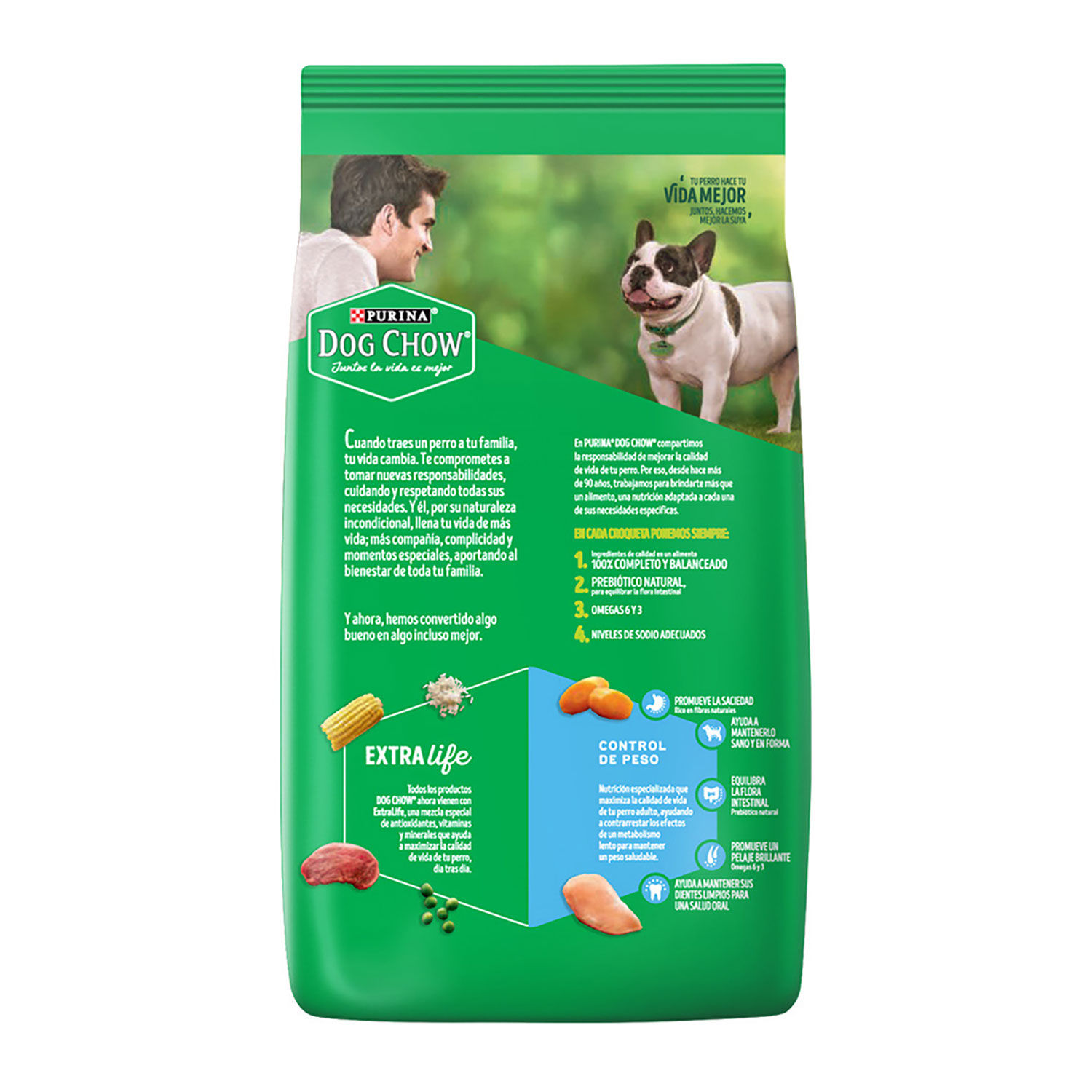Alimento Perro Seco Adulto Sano Y Forma Purina Dog Chow Bolsa 4 Kg ...