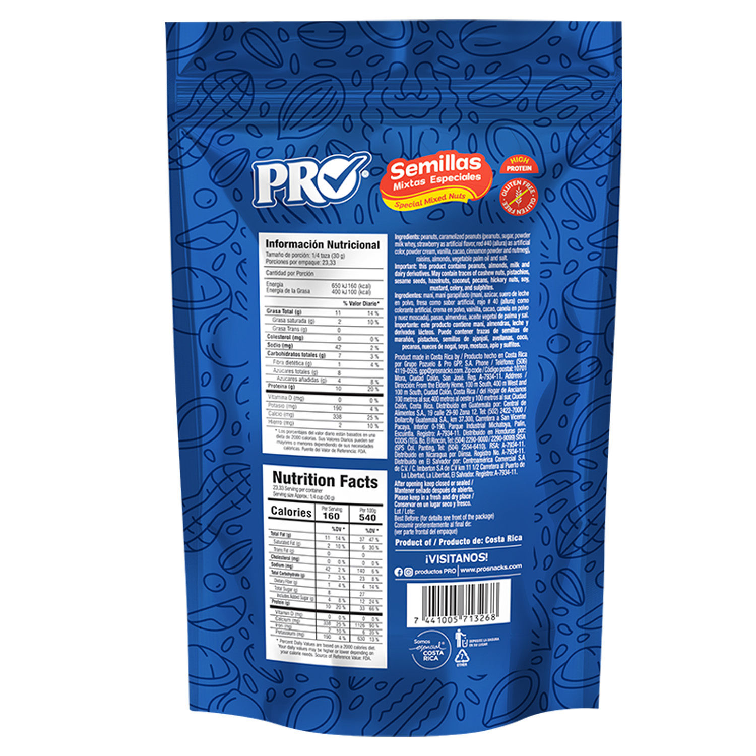 Semillas Mixtas Especial Pro Paquete 700 G | Auto Mercado