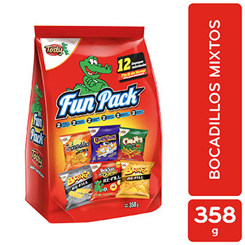 Bocadillo Mix Pack Tosty Bolsa 358 G | Auto Mercado