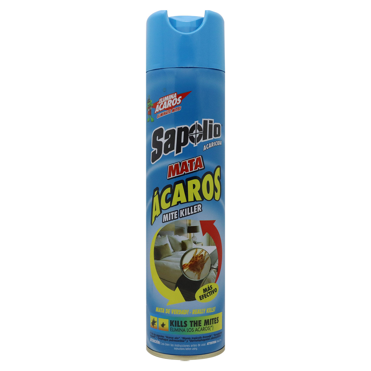 Insecticida Aerosol Multinsecto Acaros Sapolio Lata 360 Ml | Auto Mercado