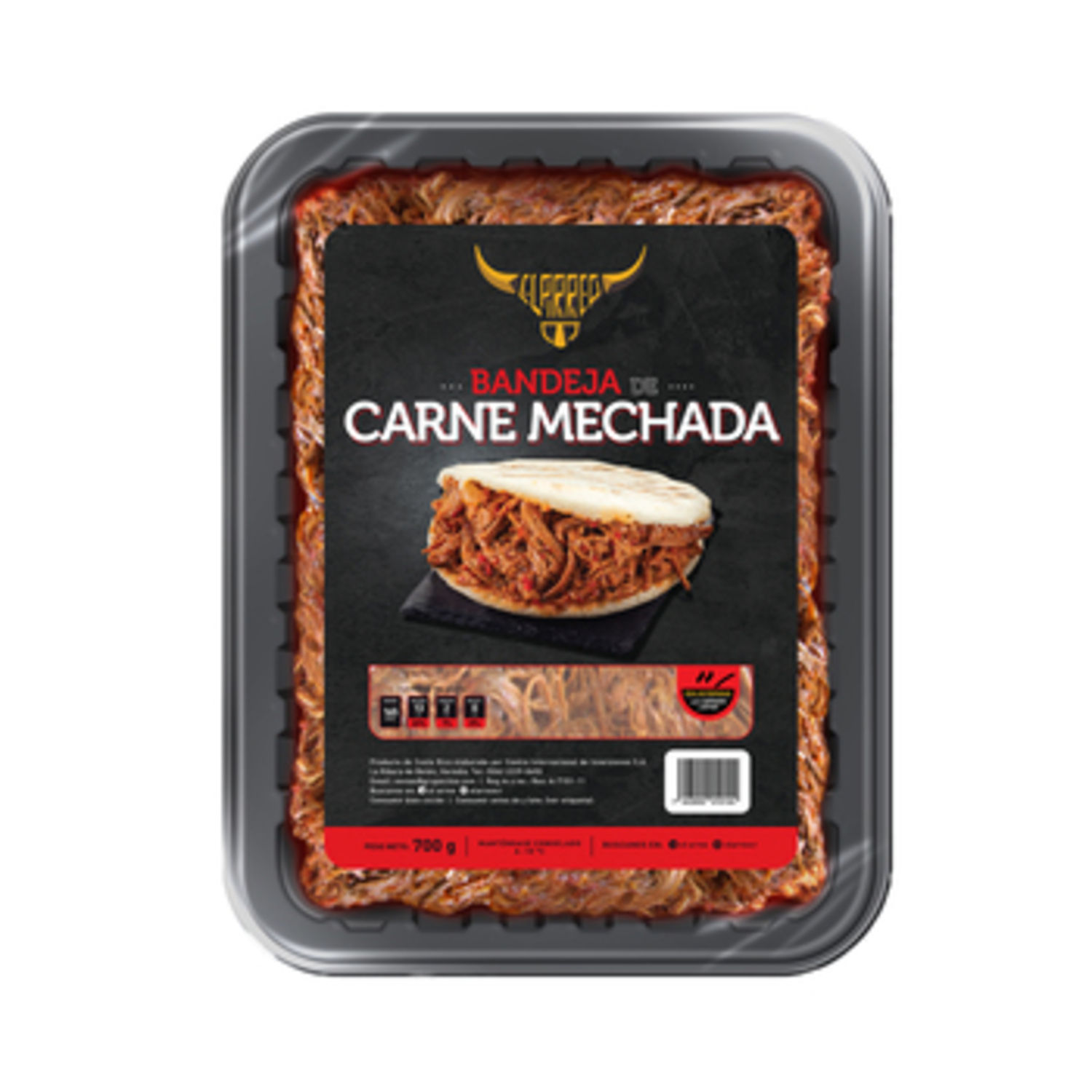 Carne Mechada El Arreo Bandeja 700 G | Auto Mercado