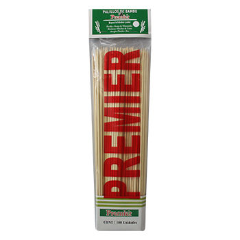 Pincho Bbq Bambu 10 Pulgadas Premier Paquete 100 Unidad | Auto Mercado