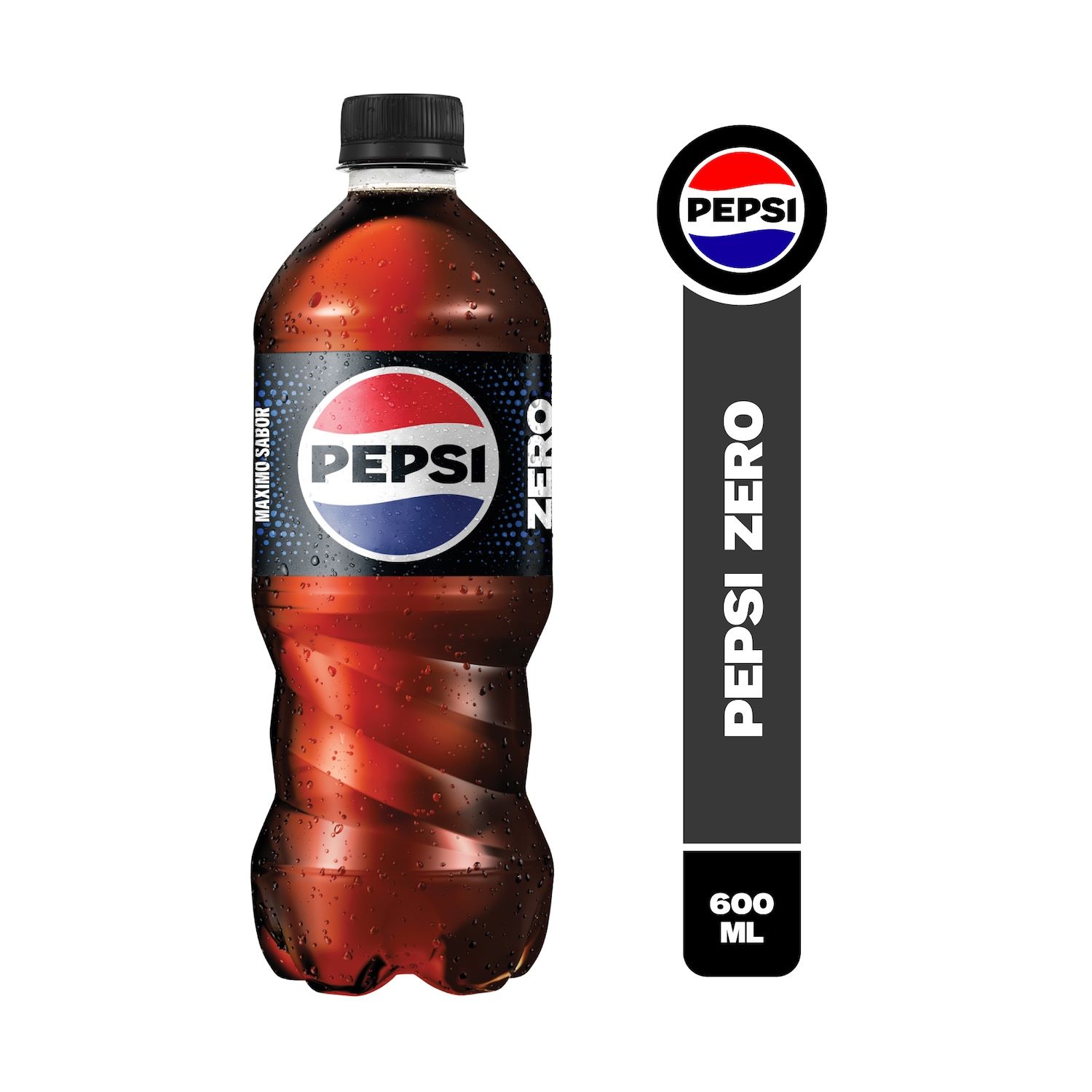 Bebida Gaseosa Sin Azúcar Cola Pepsi Botella 600 Ml | Auto Mercado