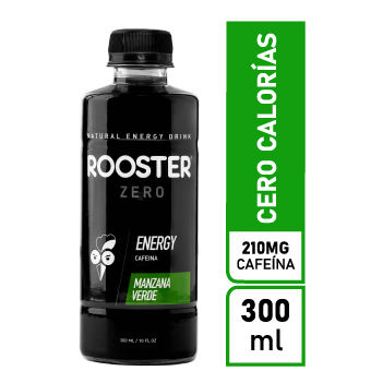 Bebida Energizante Saborizada Manzana Verde Rooster Natural Boos ...