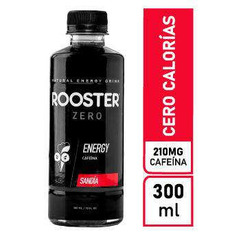 Bebida Energizante Saborizada Sandia Rooster Natural Boos Botella 210 ...
