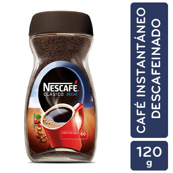 Cafe Instantaneo Descafeinado Nescafe Frasco 120 G | Auto Mercado