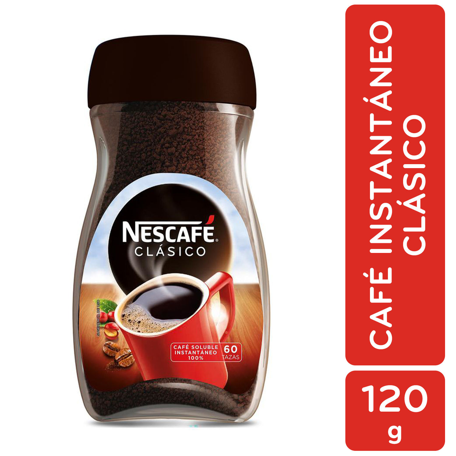 Cafe Instantaneo Clasico Nescafe Frasco 120 G | Auto Mercado