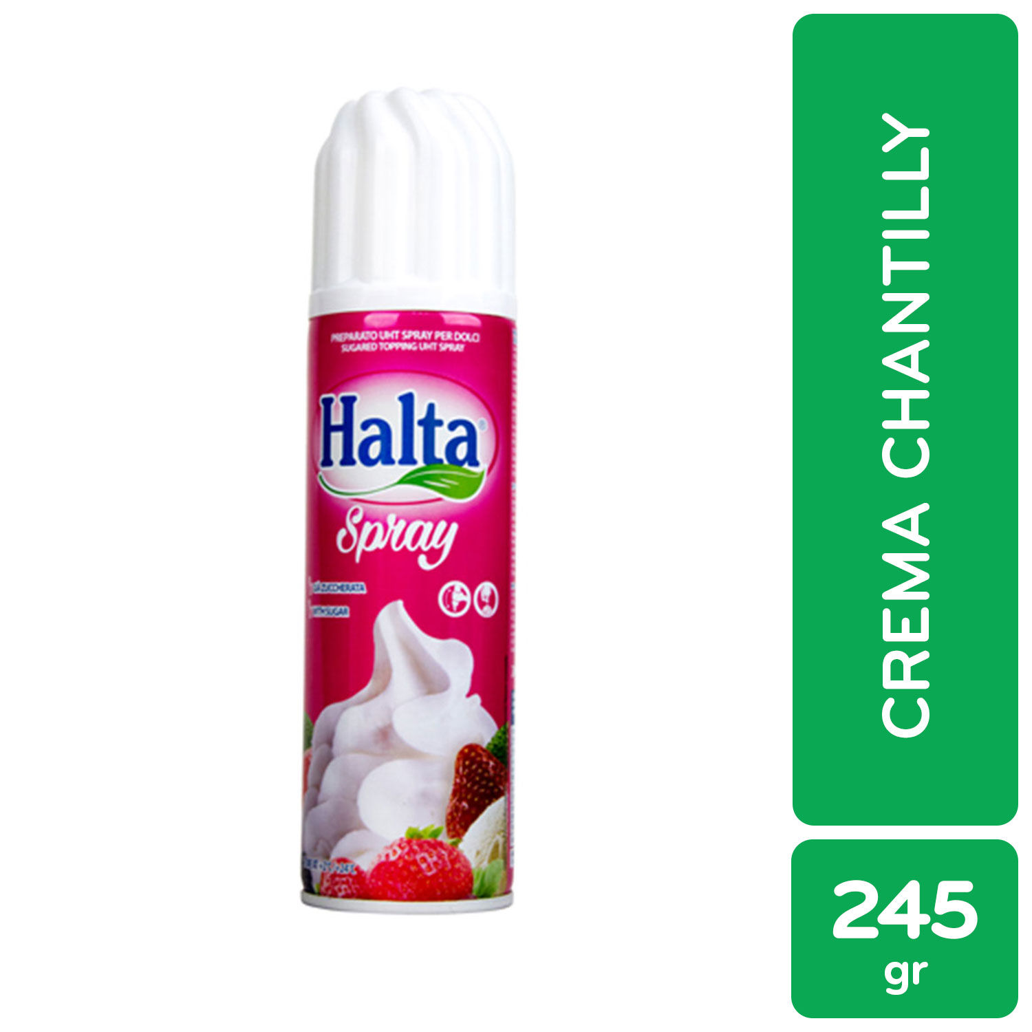 Crema Chantilly Halta Lata 245 Ml | Auto Mercado