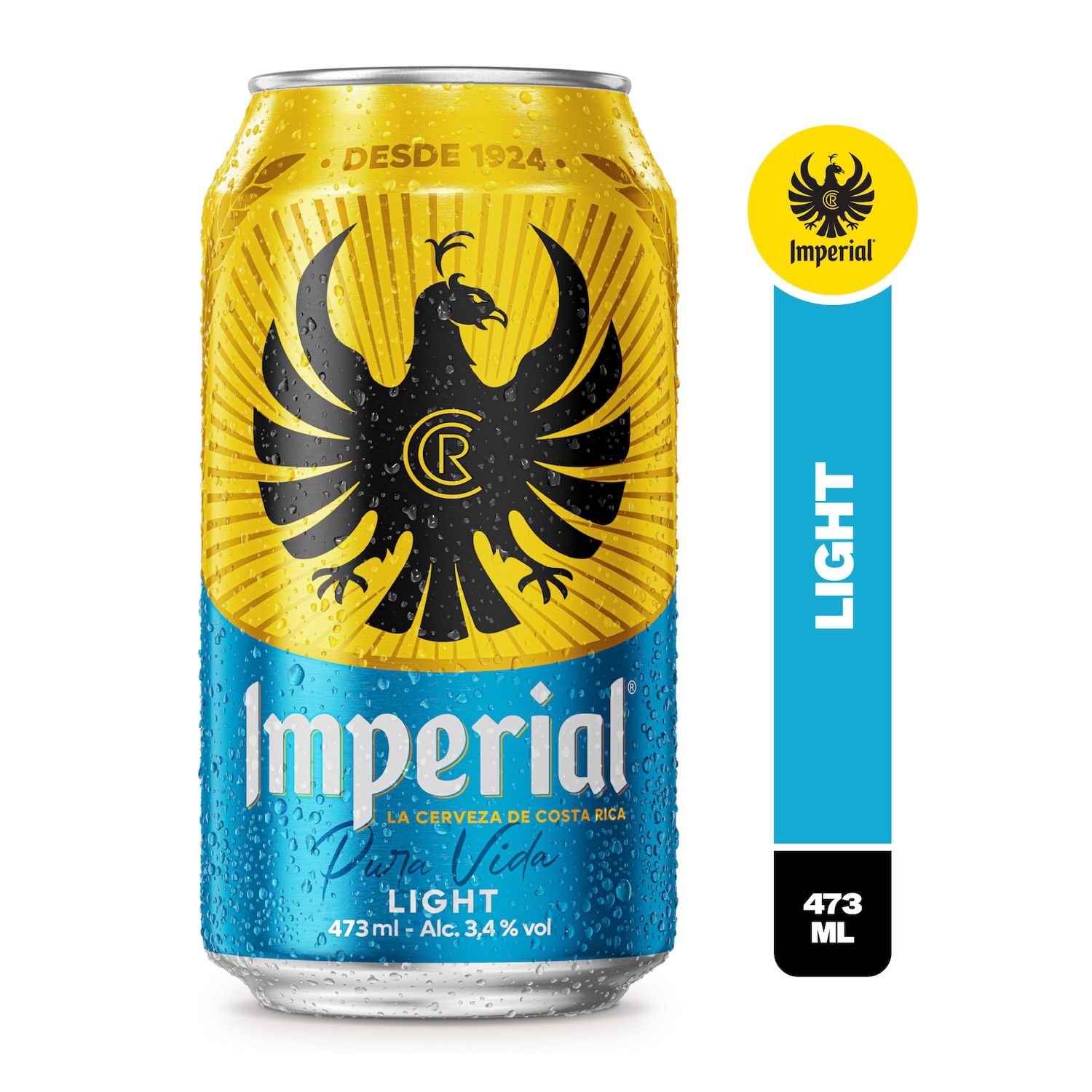 Cerveza Nacional Light Costa Rica Imperial Lata 473 Ml | Auto Mercado