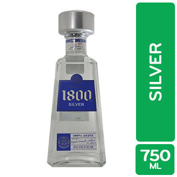 Tequila Silver 1800 Botella 750 Ml | Auto Mercado