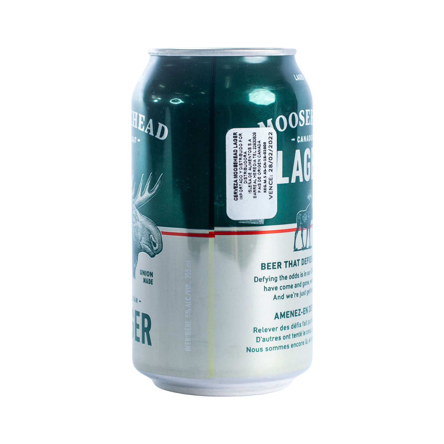 Cerveza Importada Lager Canada Moosehead Lata 355 Ml | Auto Mercado