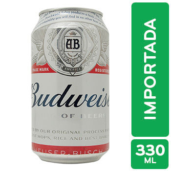 Cerveza Importada Lager Usa Budweiser Lata 355 Ml | Auto Mercado