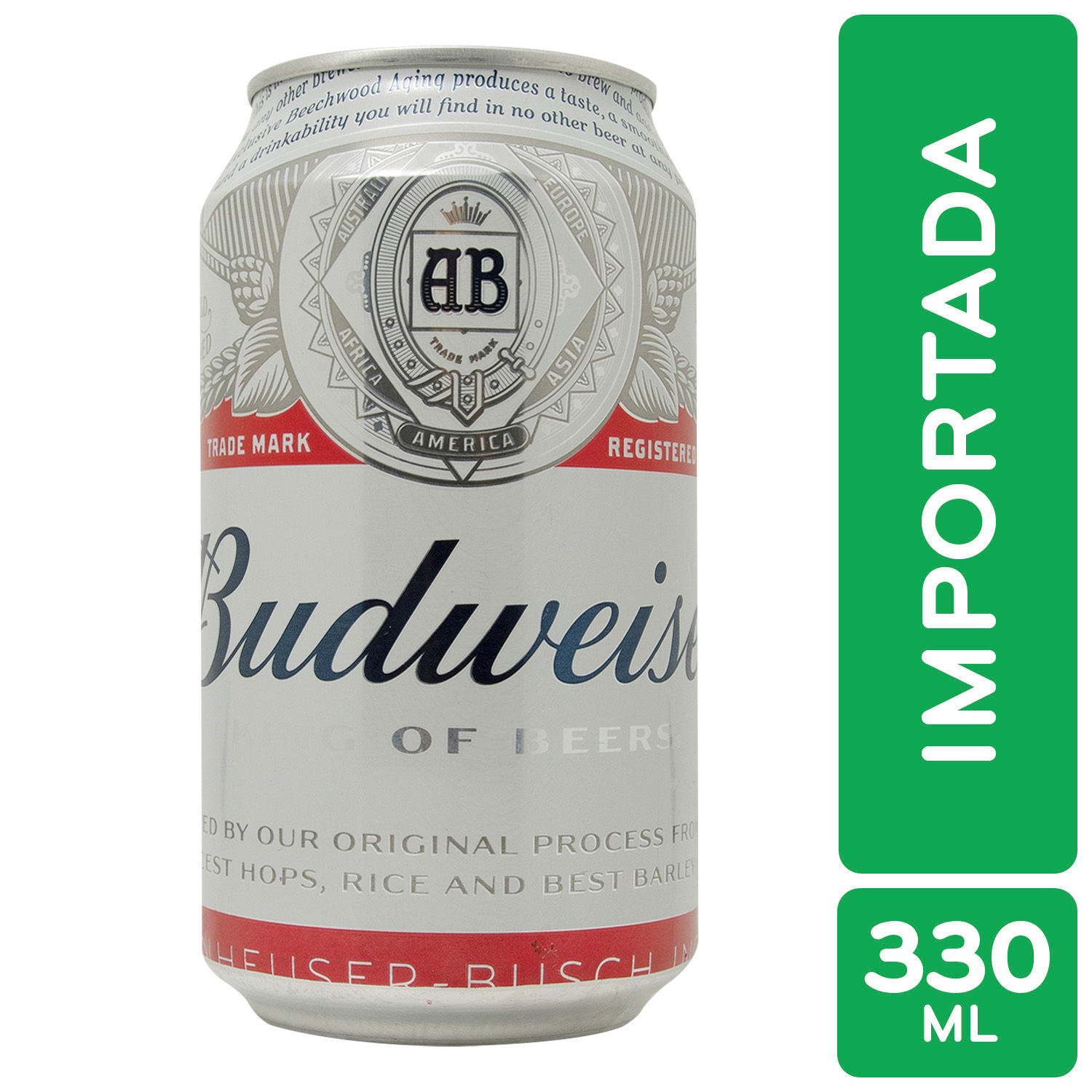Cerveza Importada Lager Usa Budweiser Lata 355 Ml | Auto Mercado