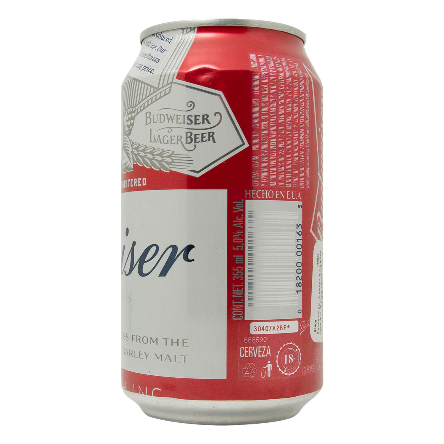 Cerveza Importada Lager Usa Budweiser Lata 355 Ml | Auto Mercado