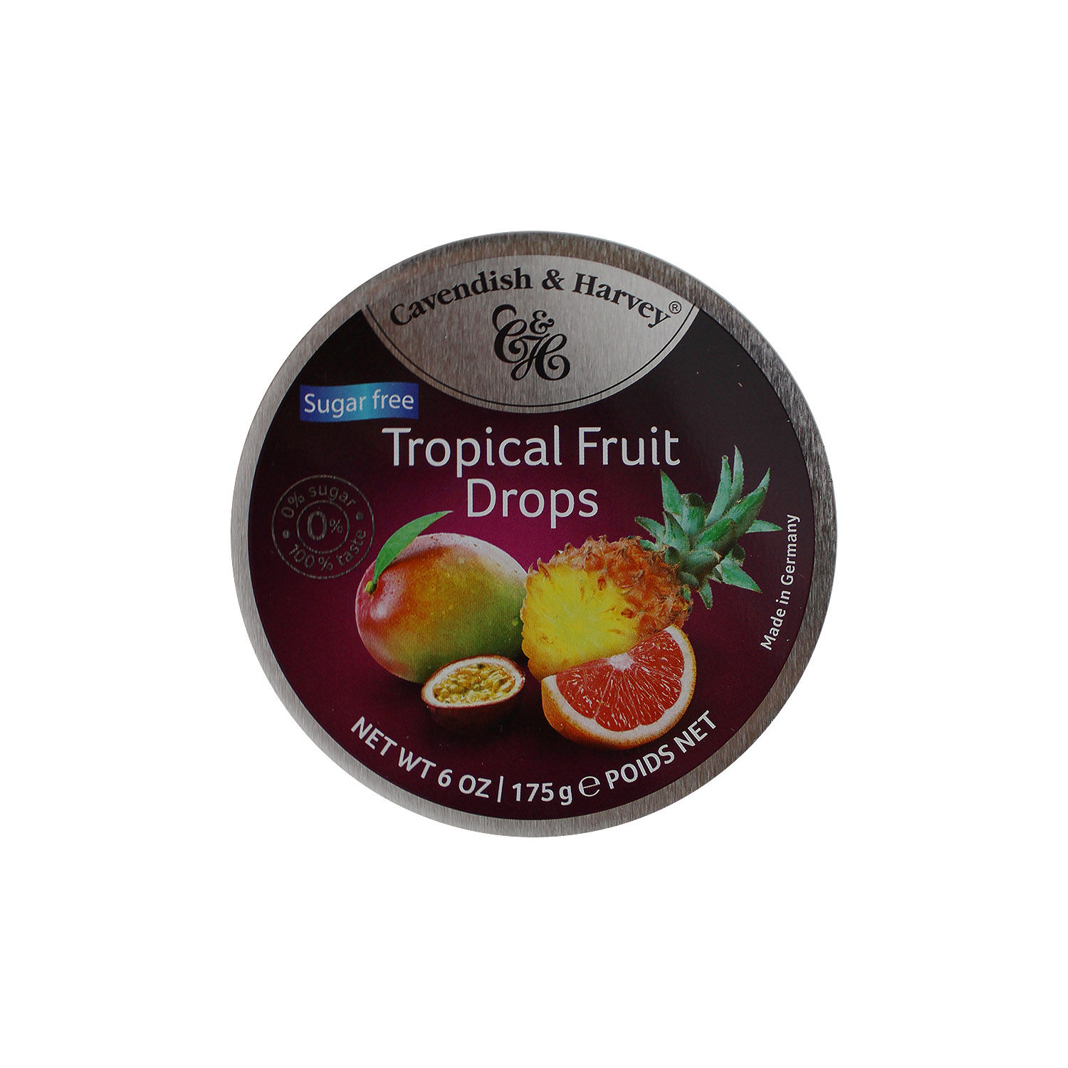 Confite Frutas Tropicales Cavendish Y Harvey Lata 200 G | Auto Mercado