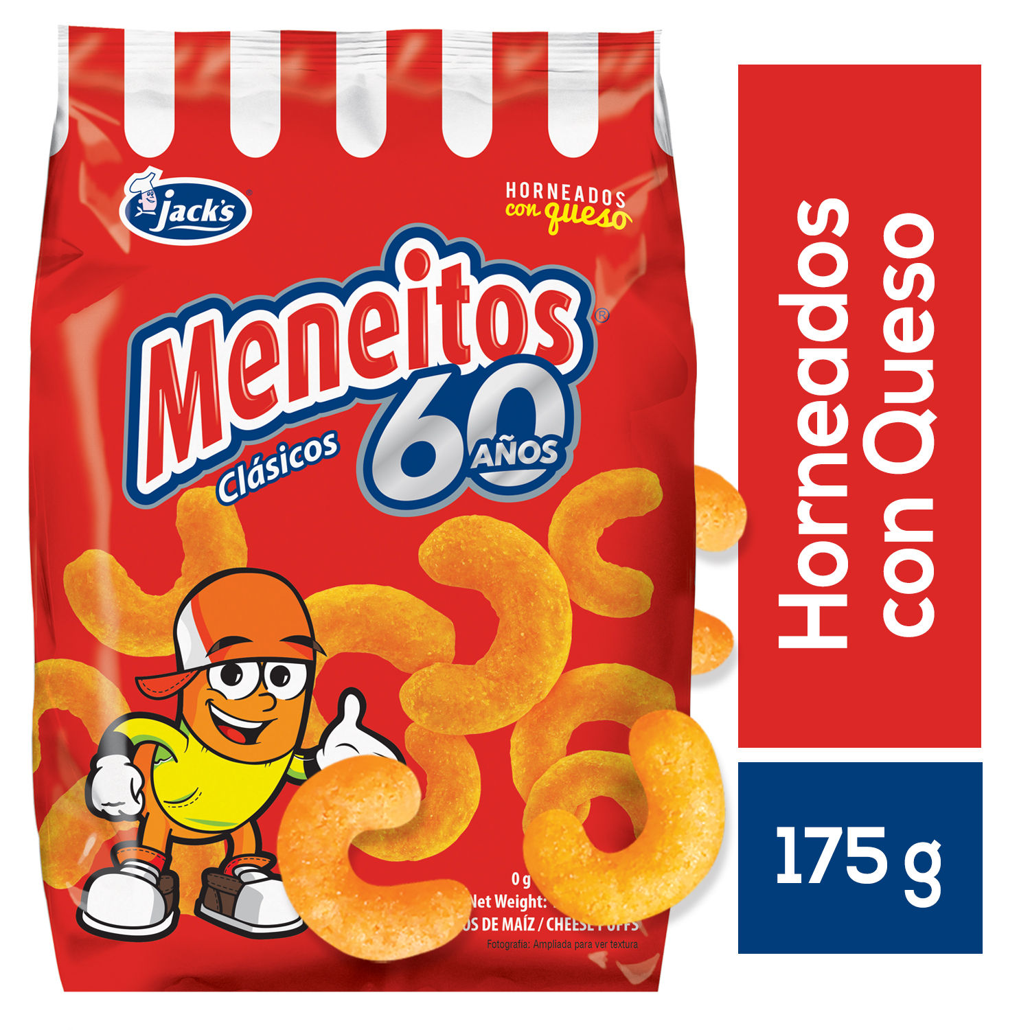 Bocadillo Meneito Jacks Bolsa 175 G | Auto Mercado