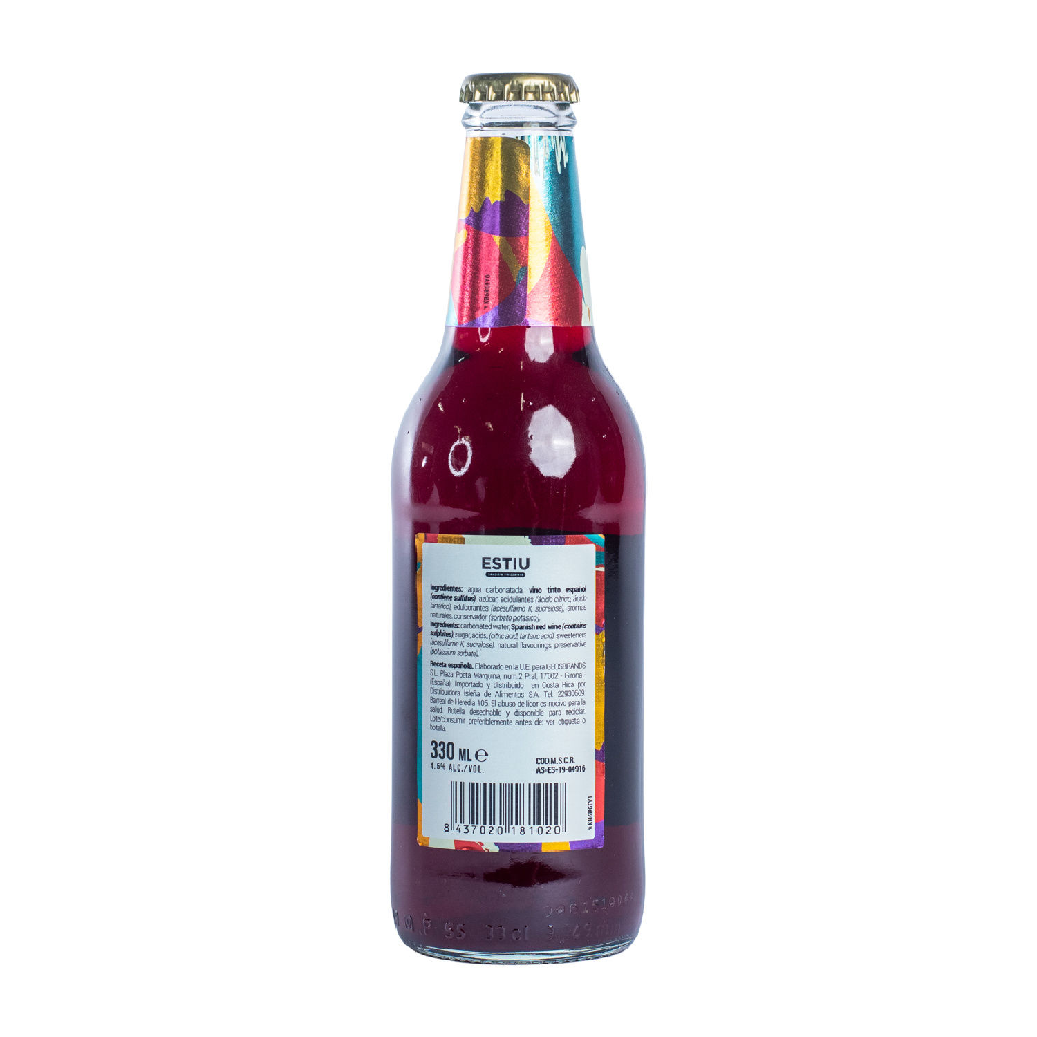 Sangria Tinto Estiu Botella 330 Ml | Auto Mercado