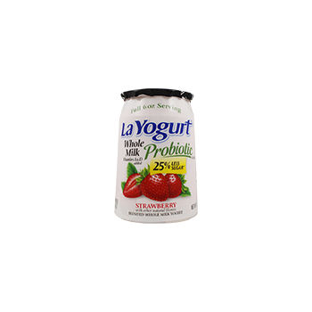 Yogurt Saborizado Leche Entera Fresa La Yogurt Envase 170 G | Auto Mercado